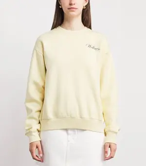 Sporty & Rich Cotton Graphic Sweatshirt