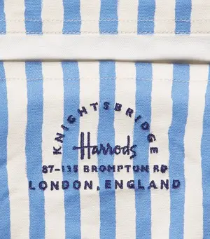 Harrods Cotton Canvas Coffee Tote Bag