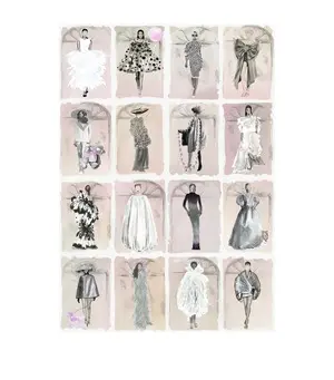 COLE & SON X Harrods Interior Design 175 Anniversary Edition Couture Carousel Window Wallpaper Blush Pearl - Pink