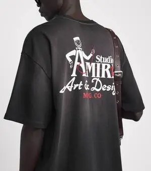 Amiri Cotton Studio T-shirt - Black