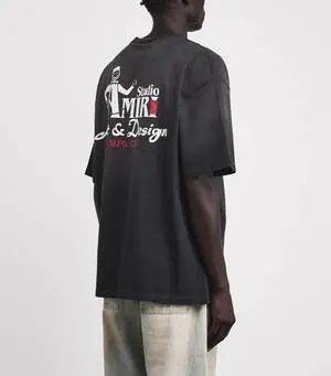 Amiri Cotton Studio T-shirt - Black