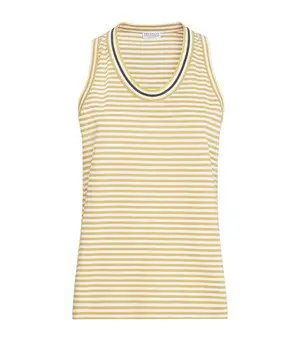 Brunello Cucinelli Frill Camis Tanks For Women