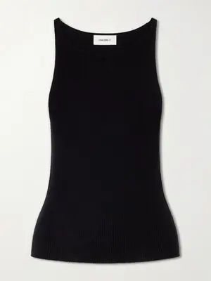LISA YANG LISA YANG Lynette Ribbed-Knit Cashmere Tank