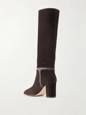 GIANVITO ROSSI 75 Suede Knee High Boots