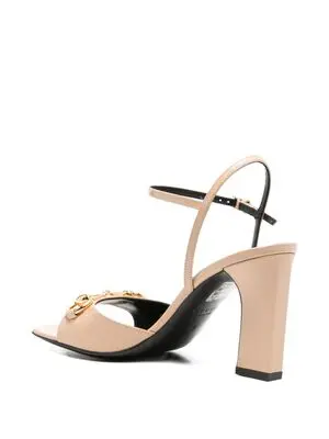 Gucci Horsebit Detail Ankle Strap Sandals