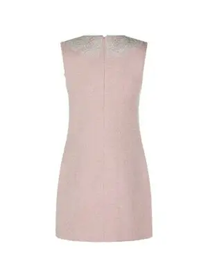 SELF-PORTRAIT Bouclé Mini Dress - Multicolor