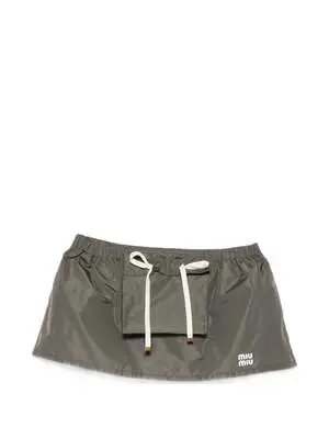Miu Miu Drawstring Waist Skirt - Multicolor