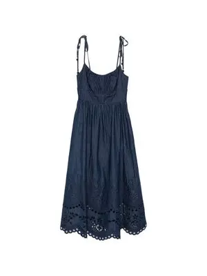 Zimmermann Mahon Denim Midi Dress - Multicolor