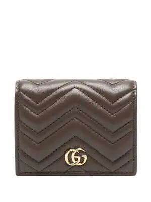 Gucci Gucci Women Gg Mamont Leather Wallet Multicolor