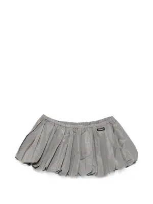 Miu Miu Pleated Puff-ball Skirt - Multicolor