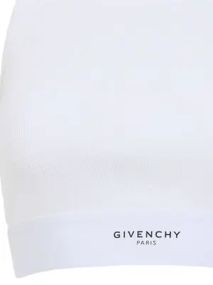 Givenchy Cropped Ribbed Tank Top