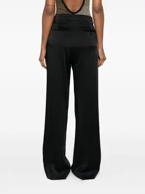 Stella McCartney Pleated Satin Trousers