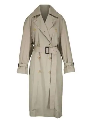 TOTEME Cotton Blend Trench Coat - Multicolor