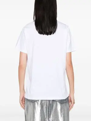 GANNI Printed Cotton T-shirt - Multicolor