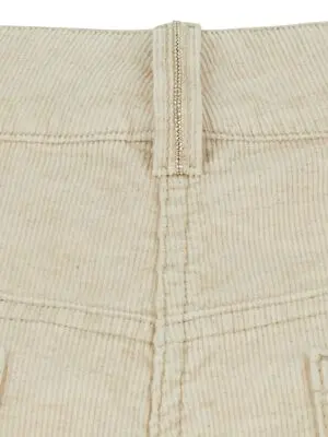 Brunello Cucinelli Velvet Flared-leg Trousers - Multicolor