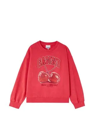 GANNI Crew Neck Long Sleeve Knitwear - Multicolor