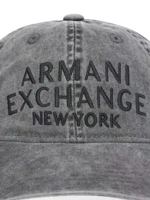 Armani Exchange Embroidered Baseball Cap - Grey