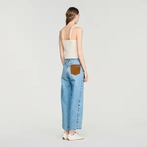 Sandro Ribbed Knit Halter Top