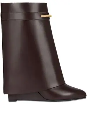 Givenchy GIVENCHY Wedge Heel Boots With Gold-Tone Hardware Multicolor