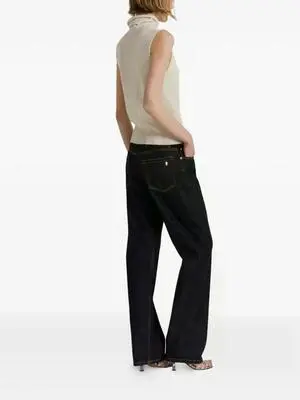 Alberta Ferretti Roll Neck Sleeveless Top