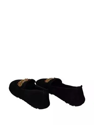 Dolce & Gabbana Embellished Suede Loafers