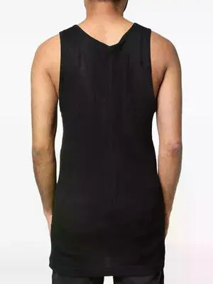Dolce & Gabbana Distressed Ribbed-knit Tank Top