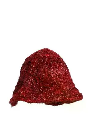 Dolce & Gabbana Tinsel-effect Bucket Hat - Red