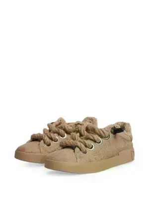 Dolce & Gabbana Frayed Rope-lace Sneakers