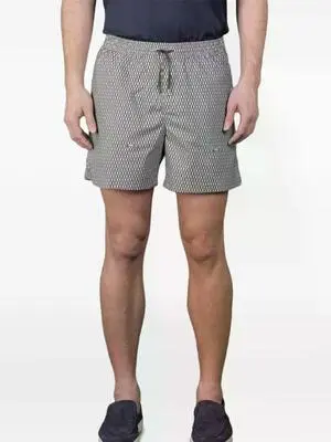 MOORER Geometric Print Swim Shorts