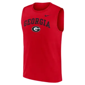 Nike Georgia Bulldogs Muscle Tank Top - Red