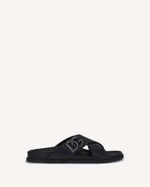Dolce & Gabbana Leather Sandals - Black