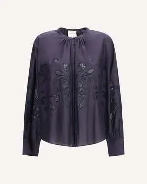 FORTE_FORTE Embroidered Cotton Shirt