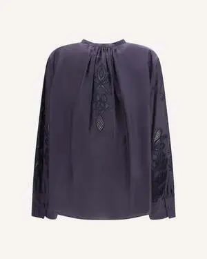 FORTE_FORTE Embroidered Cotton Shirt