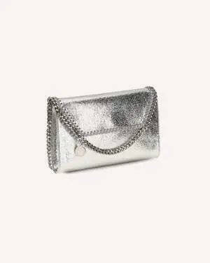 Stella McCartney Falabella Metallic Shoulder Bag - Silver