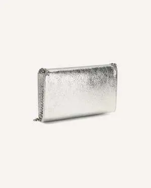 Stella McCartney Falabella Metallic Shoulder Bag - Silver