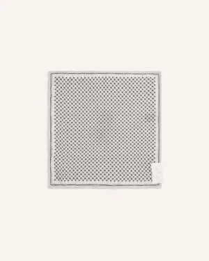 Brunello Cucinelli Silk Pochette With Geometric Pattern