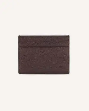 Dolce & Gabbana Leather Cardholder - Brown