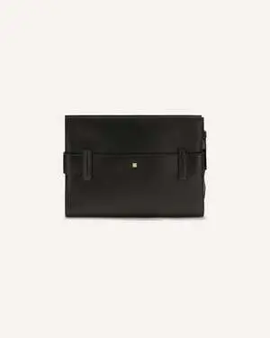 Balmain Anthem Leather Clutch