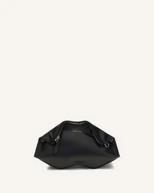 Alexander McQueen Manta Clutch - Black