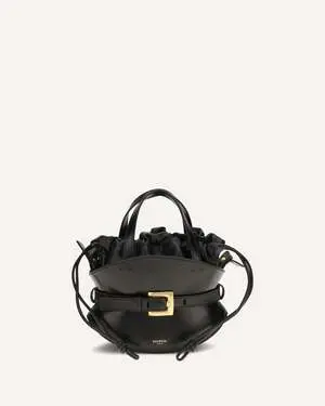 Balmain Mini Shoulder Bag - Black