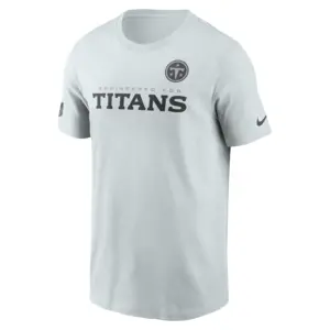 Nike Tennessee Titans Sideline Team Issue Dri-fit Nfl T-shirt - Grey