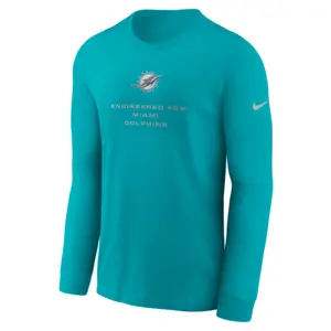 Nike Miami Dolphins Dri-fit Long Sleeve T-shirt - Green