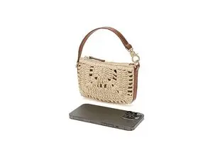 Madewell Straw Mini Pouch Shoulder Bag