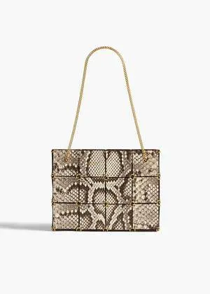 Khaite Mini Emma Python Tote