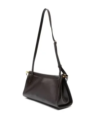 Alaïa Le Click East West Small Leather Shoulder Bag - Brown