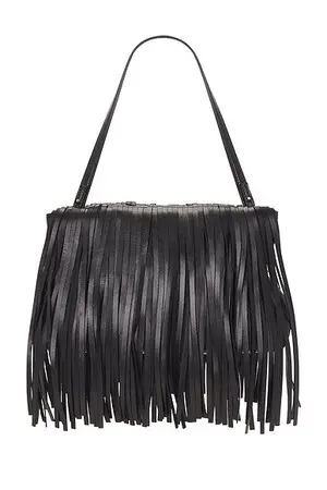Givenchy Pinch Soft Clutch With Fringe Detail
