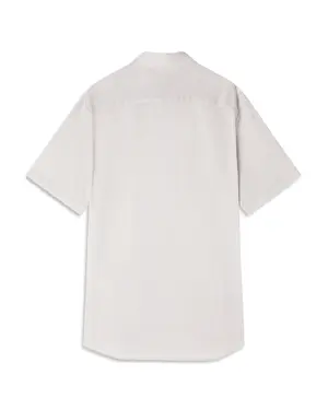 Emporio Armani Techno Seersucker Short Sleeve Shirt