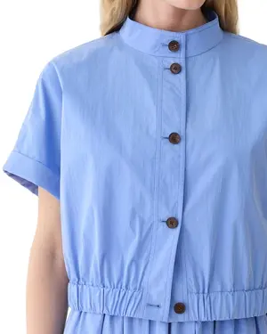 Lafayette 148 New York Short Sleeve Cropped Jacket