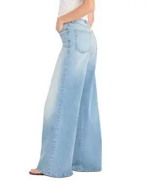 Good American High Rise Palazzo Jeans - Indigo