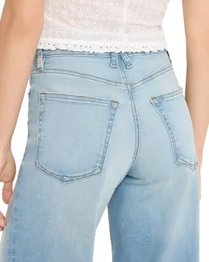 Good American High Rise Palazzo Jeans - Indigo